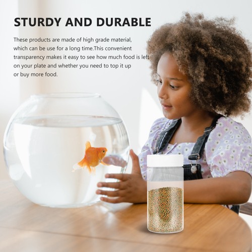 2 Pcs Fish Food Storage Container Feeders for Aquariums with Lid | eBay UK