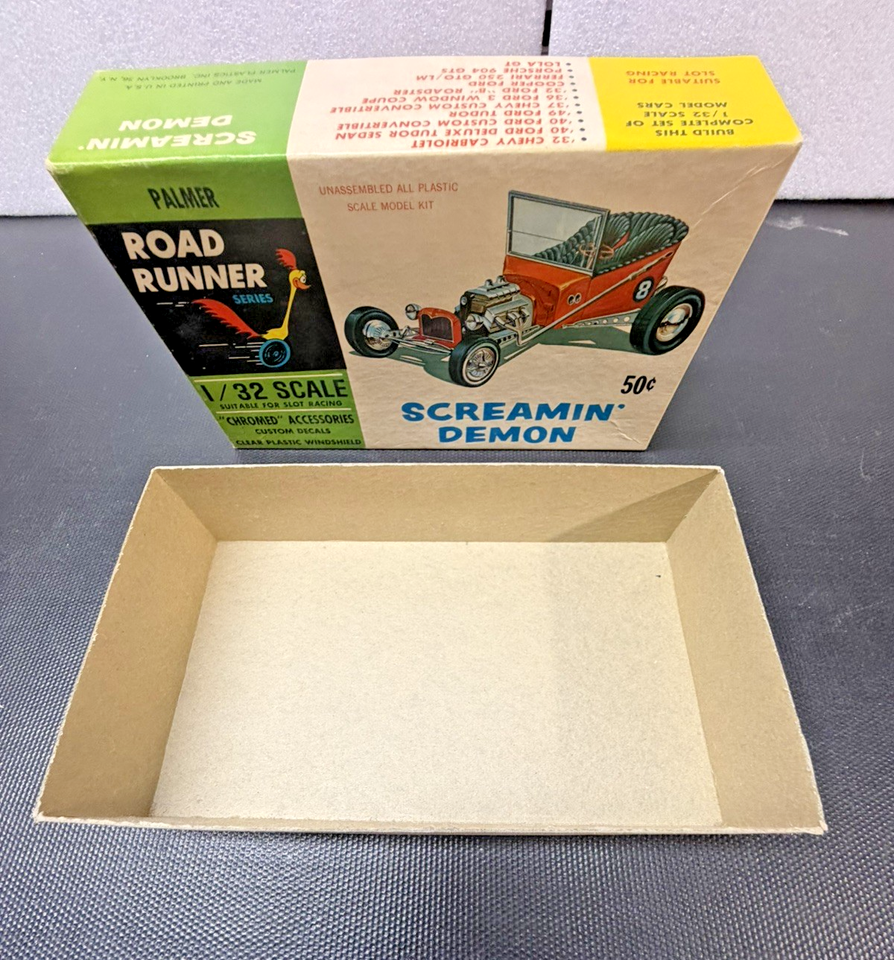 Vintage 1970s Palmer Road Runner Series Screamin' Demon 1/32 Model Car ...