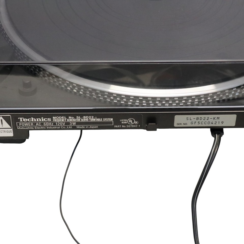 Technics SL-BD22 FG SERVO Automatic Turntable Tested Works AT90 | eBay UK