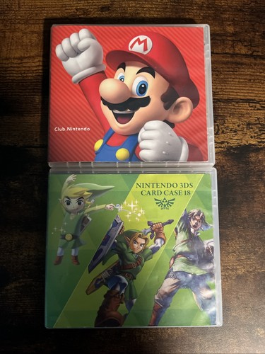 2 Nintendo 3DS Game Card Case 18s Club Nintendo USA Official Mario And ...