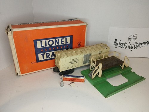 Lionel #3472 Operating Milk Car Set -ORG Boxes- Post War EX - O Gauge ...