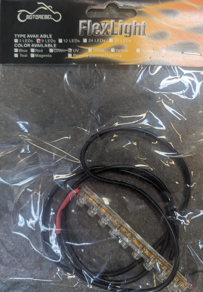 9 LEDs Flex Light Strips- Ultraviolet | eBay