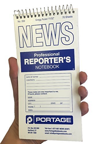 3 Pack Reporter's Notebook Spiral Notepad for Reporters Journalists ...