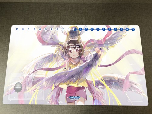 DTCG Duel Playmat Digimon Angewomon & Yagami Hikari Anime Trading Card ...