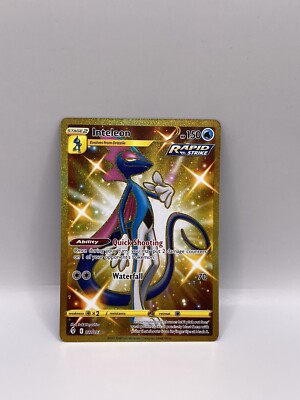 Pokemon Card - Japanese Inteleon UR 098/069 S6a Gold Rare Eevee Heroes ...