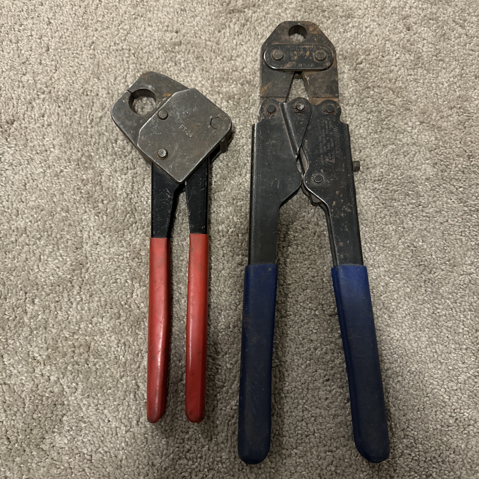 Angle Head Pex Crimping Tool for 3/4” And IPEX XPA 88554 1/2” Combo! 🔥 ...