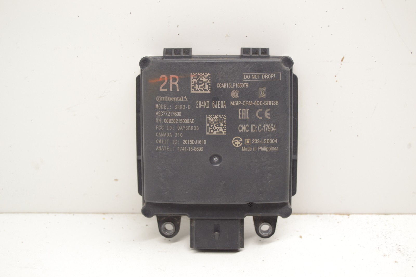 2016 17 18 19 2020 Infiniti Qx80 RIGHT BLIND SPOT MODULE 284K10 6JE0A ...