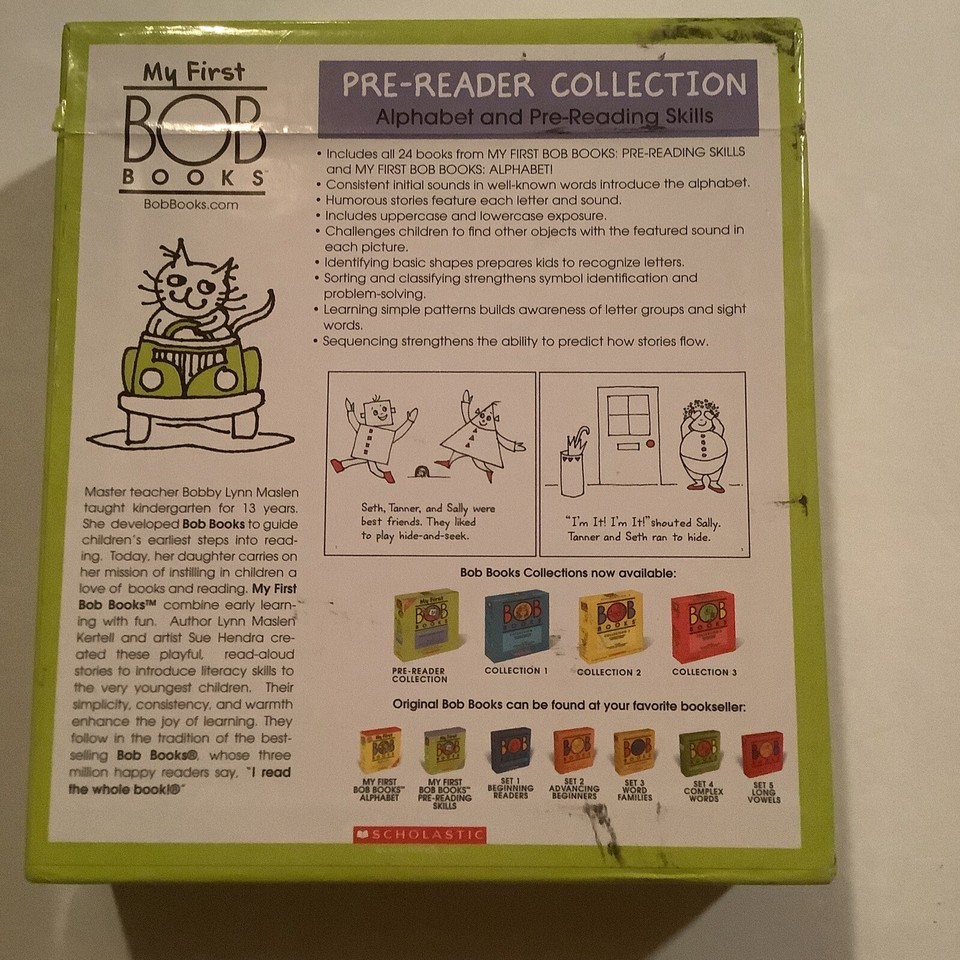 My First BOB Books Pre-Reader Collection Alphabet & Pre-Reading Skills ...