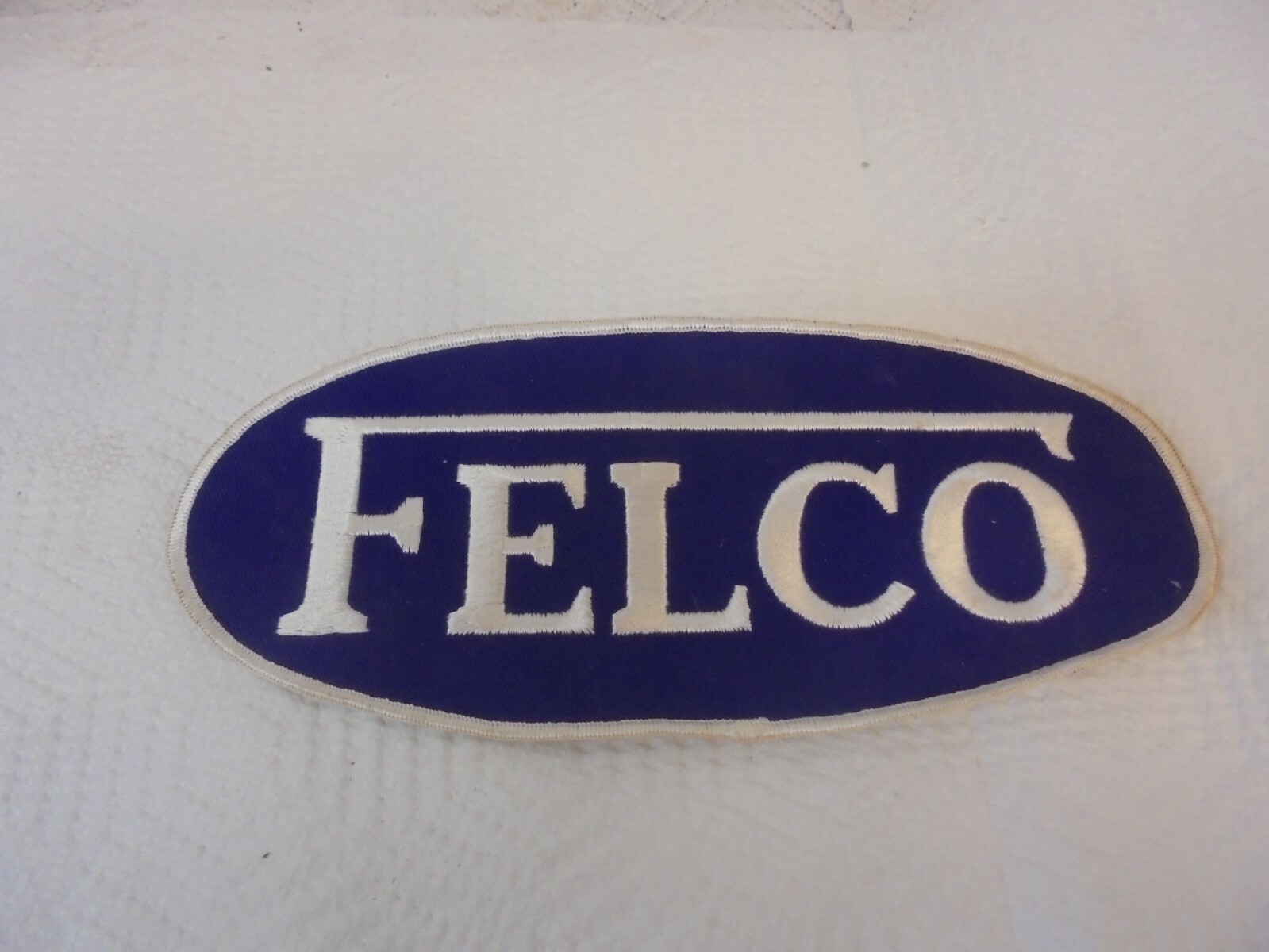 cloth patch 9-3/4" X 4" FELCO Farmers Regional Cooperative grain feed ...