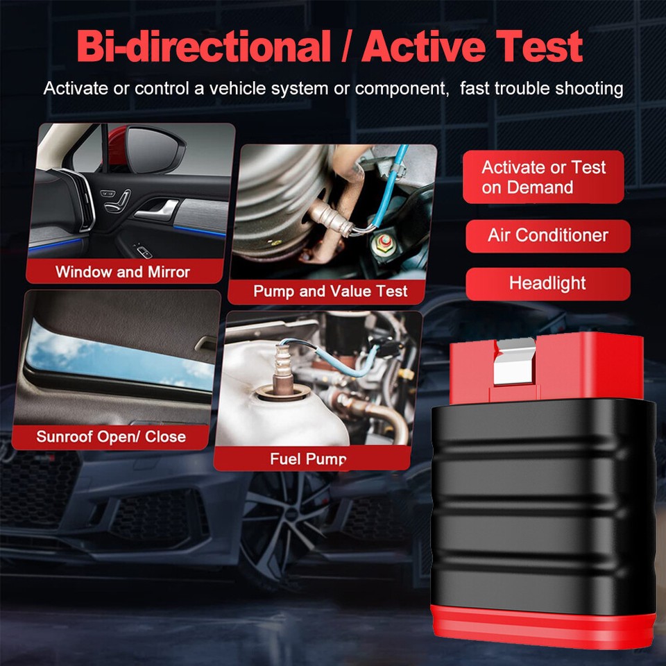 Bidirectional Scanner SAS ABS EPB Code Reader All System Car Diagnostic ...
