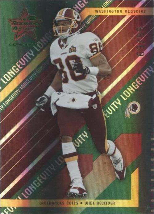 2004 Leaf Rookies & Stars Longevity - Laveranues Coles #93 Emerald /99 ...