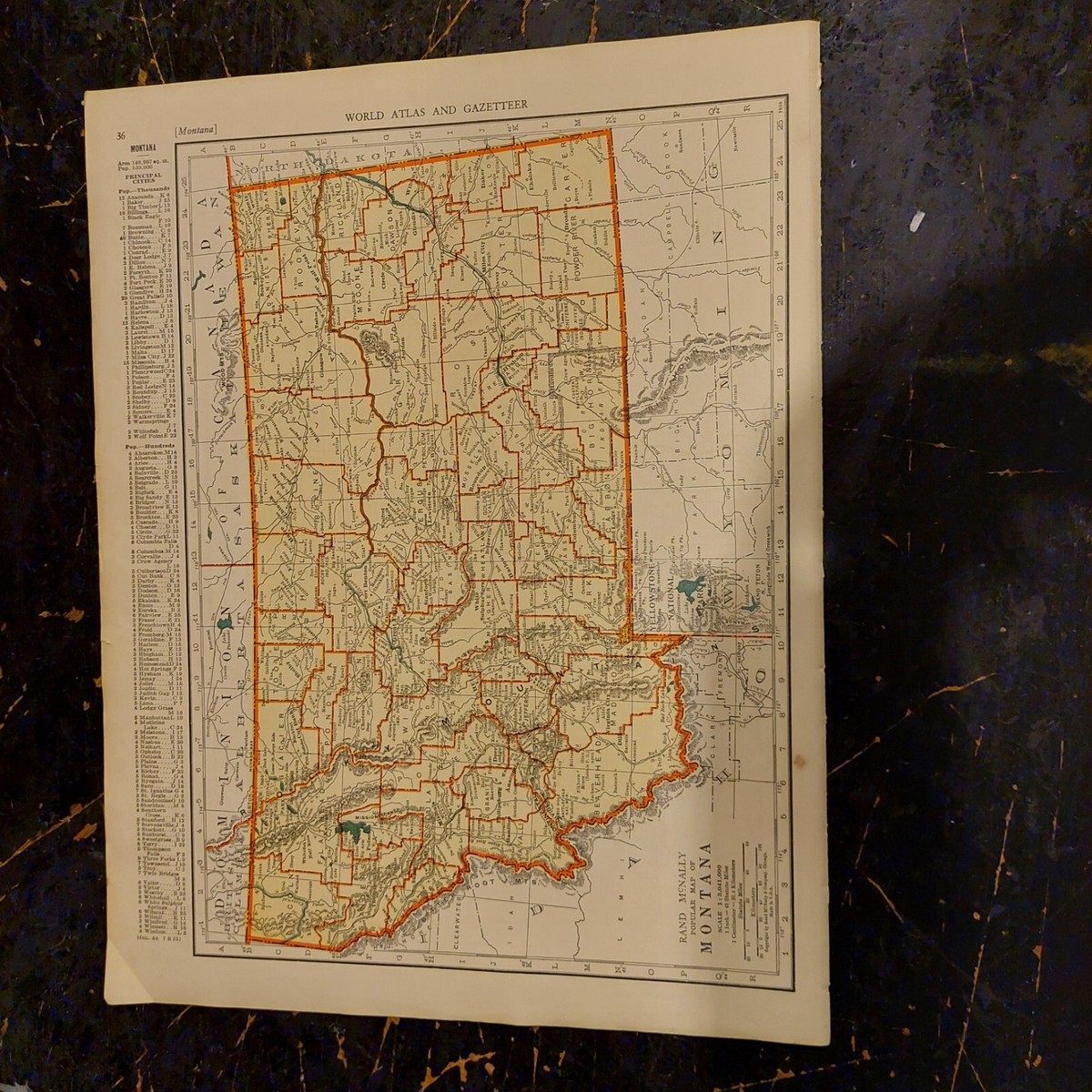 Montana Map Of Ferndale