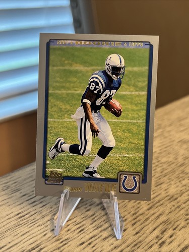 2001 Topps Reggie Wayne Rookie Card SUPER RARE, Indianapolis Colts ...
