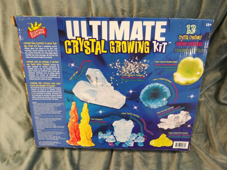 SCIENTIFIC EXPLORER ULTIMATE CRYSTAL GROWING KIT, NEW | eBay