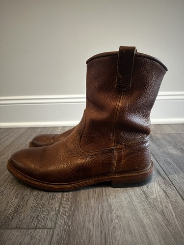 Allen Edmonds Dallas Low Roper Boots 13 D Cheyenne Brown Leather | eBay