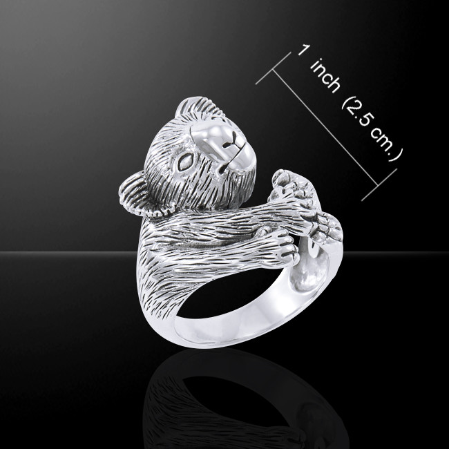Koala Bear 925 Sterling Silver Ring Fine Spirit Animal Totem Wildlife ...