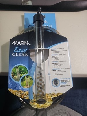 Marina Easy Clean Mini Fish Turtle Aquarium 10" Inch Gravel Cleaner ...