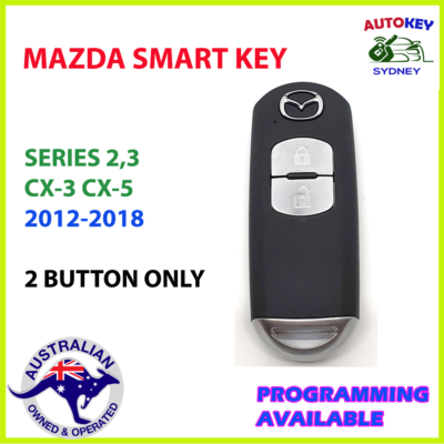 Mazda 2 3 6 CX3 CX5 Smart Key 2 BUTTON 2012 2013 2014 2015 2016 2017 | eBay