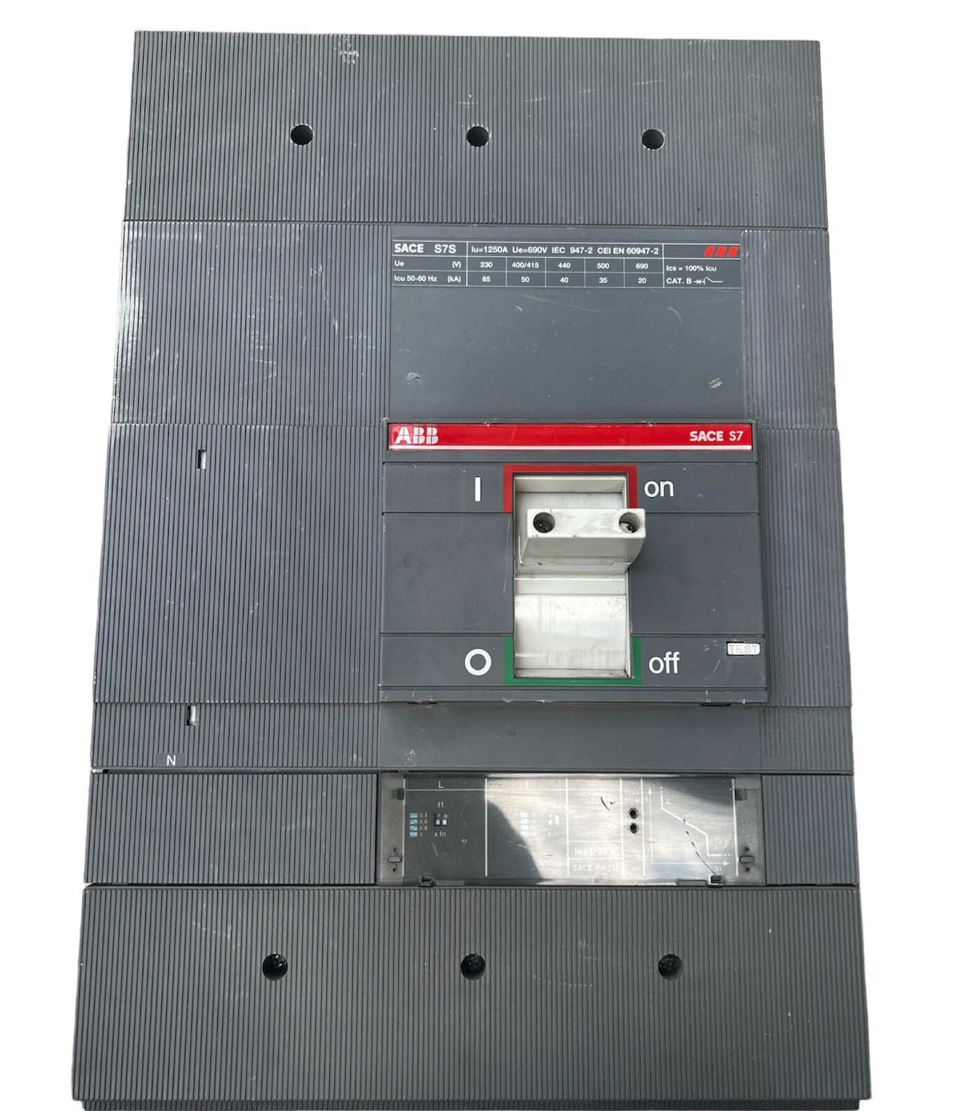 USED ABB SACE S7S PR211 1250A. Circuit breaker. Tested. Fast Shipping ...