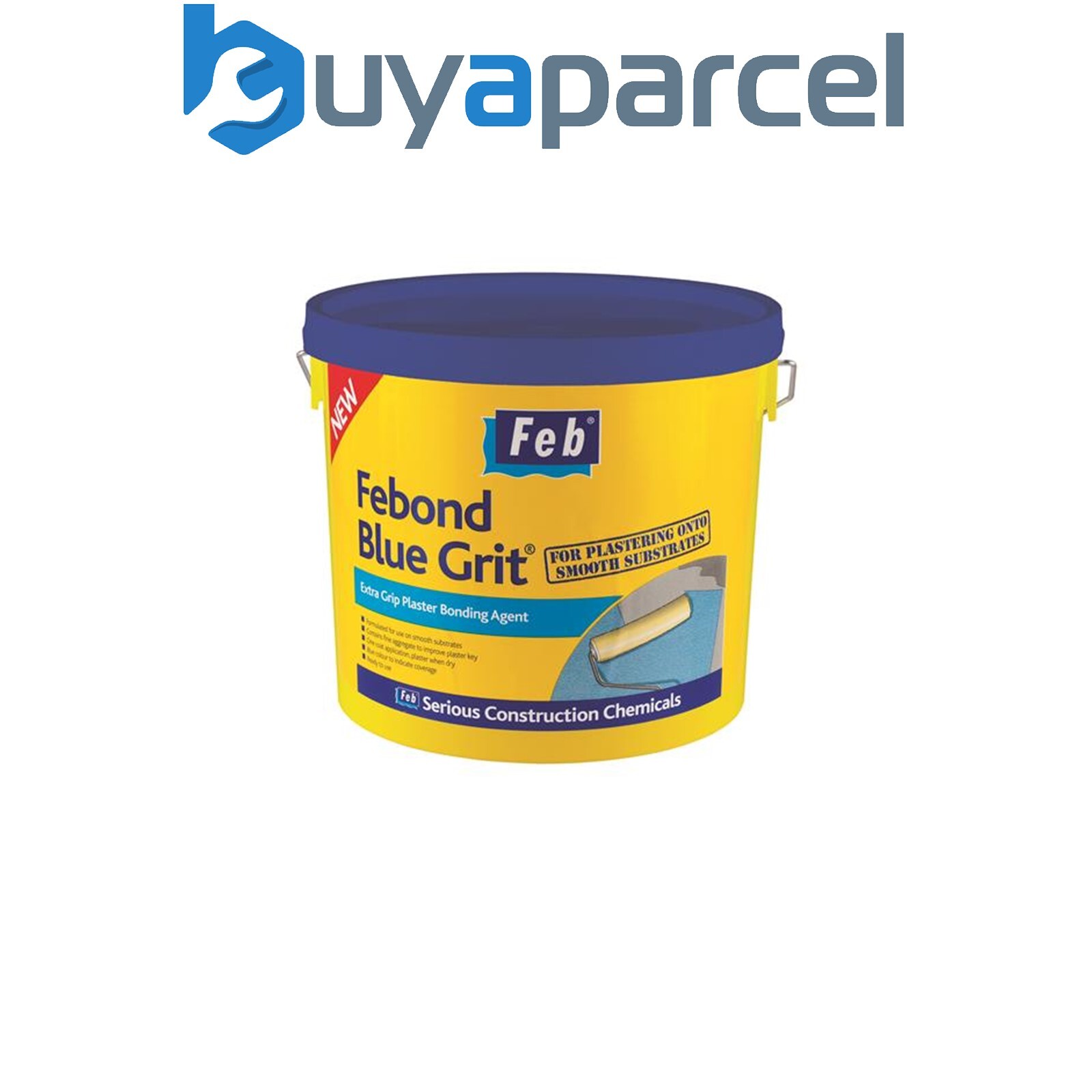 Everbuild FBBLUE5 Febond Blue Grit 5 litre EVBFBBLUE5 | eBay