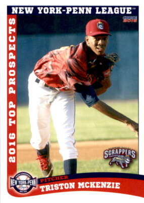 2016 New York-Penn League Top Prospects Choice #16 Triston McKenzie ...