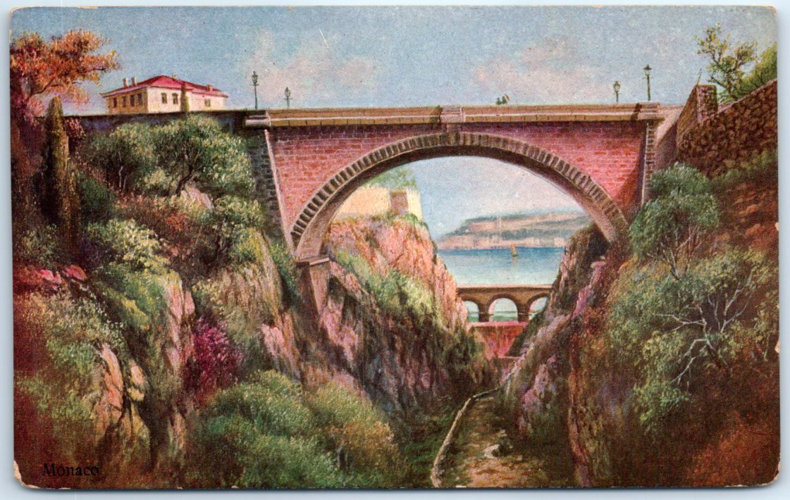 Postcard - Bridges Print - Monaco | eBay