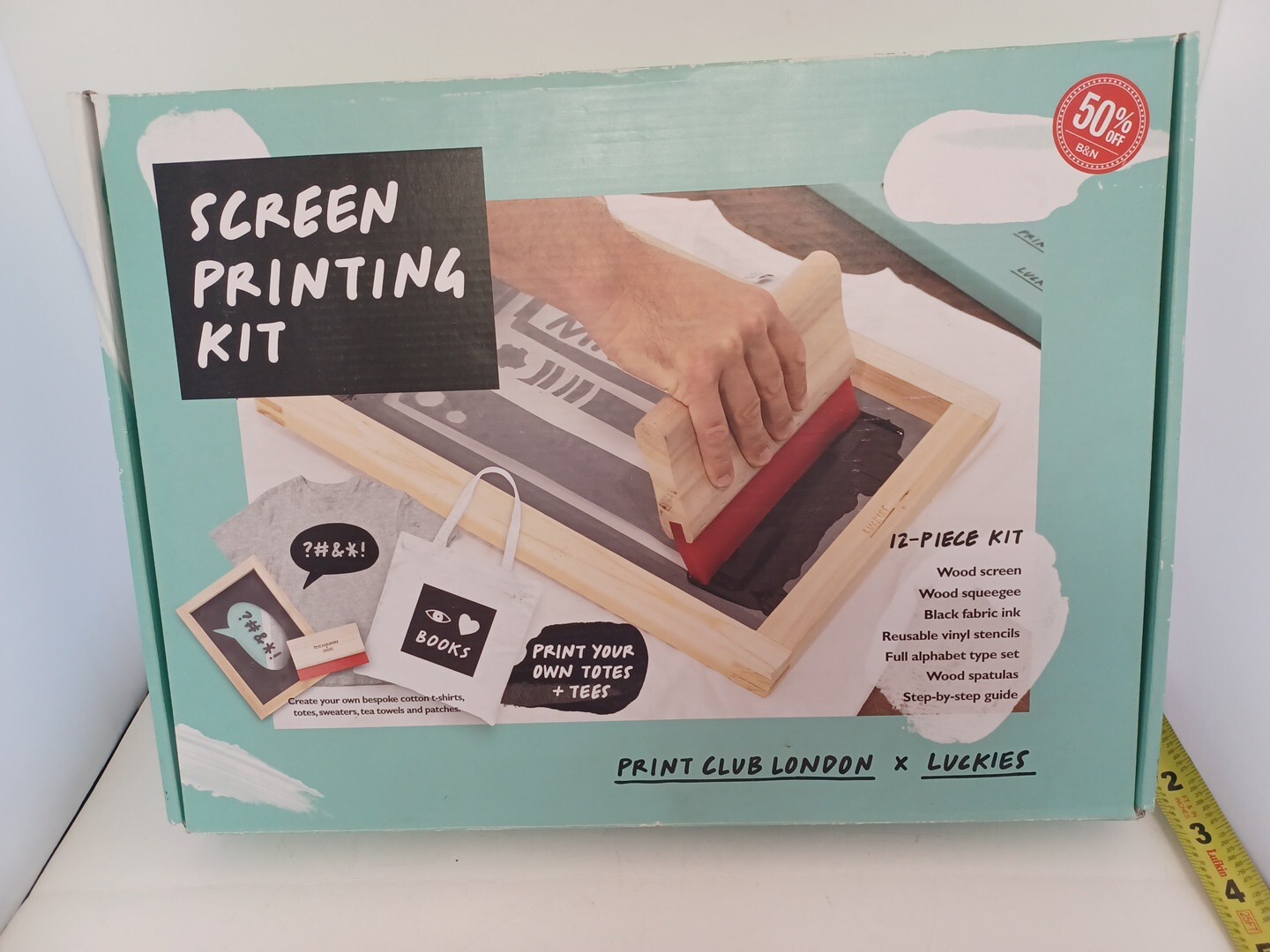 New Screen Printing Kit Print Club London x Luckies 12-piece kit ...