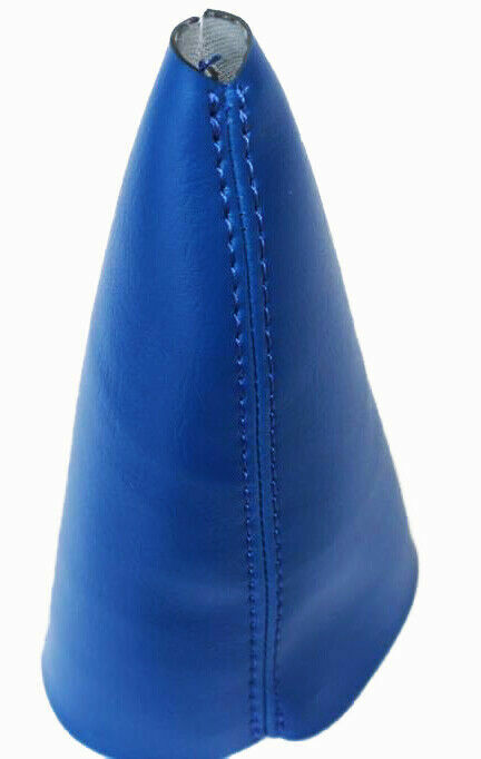 Real Leather Blue Manual Shift Boot For 07-14 Mini Cooper R55 R56 R57 ...