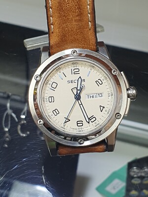 SECTOR 850 No Limits Man Sapphire Quartz WR100 Stainless Steel Swiss ...