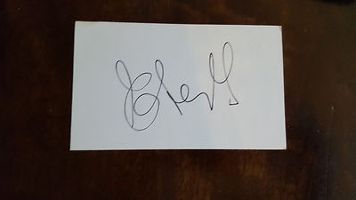 EVA GABOR SIGNED AUTO 3X5 INDEX CARD GREEN ACRES MATCH GAME GIGI ...
