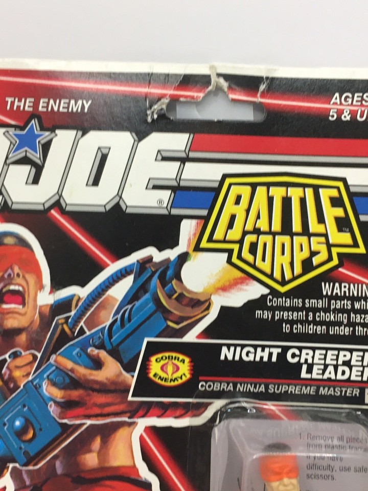 Hasbro G.I. Joe Battle Corps Night Creeper Leader Figure 1992 New ...