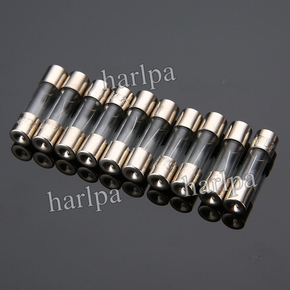 100pcs Quick Blow Glass Tube Fuse Assorted Kit Fast-blow Fuses 0.2A ...