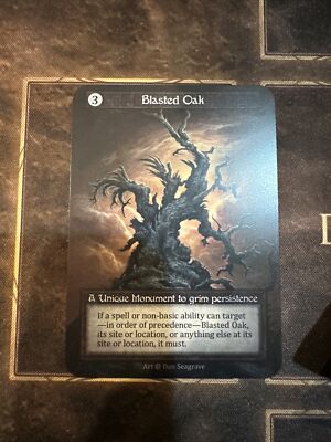 Sorcery: Contested Realm Blasted Oak - Alpha Unique Non Foil N/M | eBay