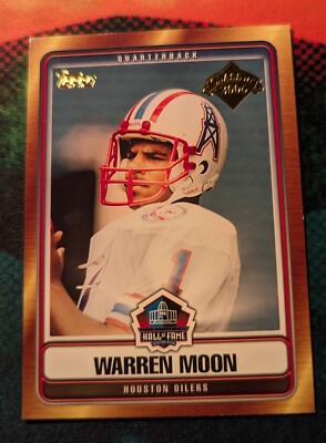 2006 Topps Warren Moon card #HOFT-WM Houston Oilers NFL HOF | eBay