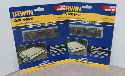 Lot of 2 Irwin Quick Grip Bar Clamp Couplers For Irwin Medium Duty ...