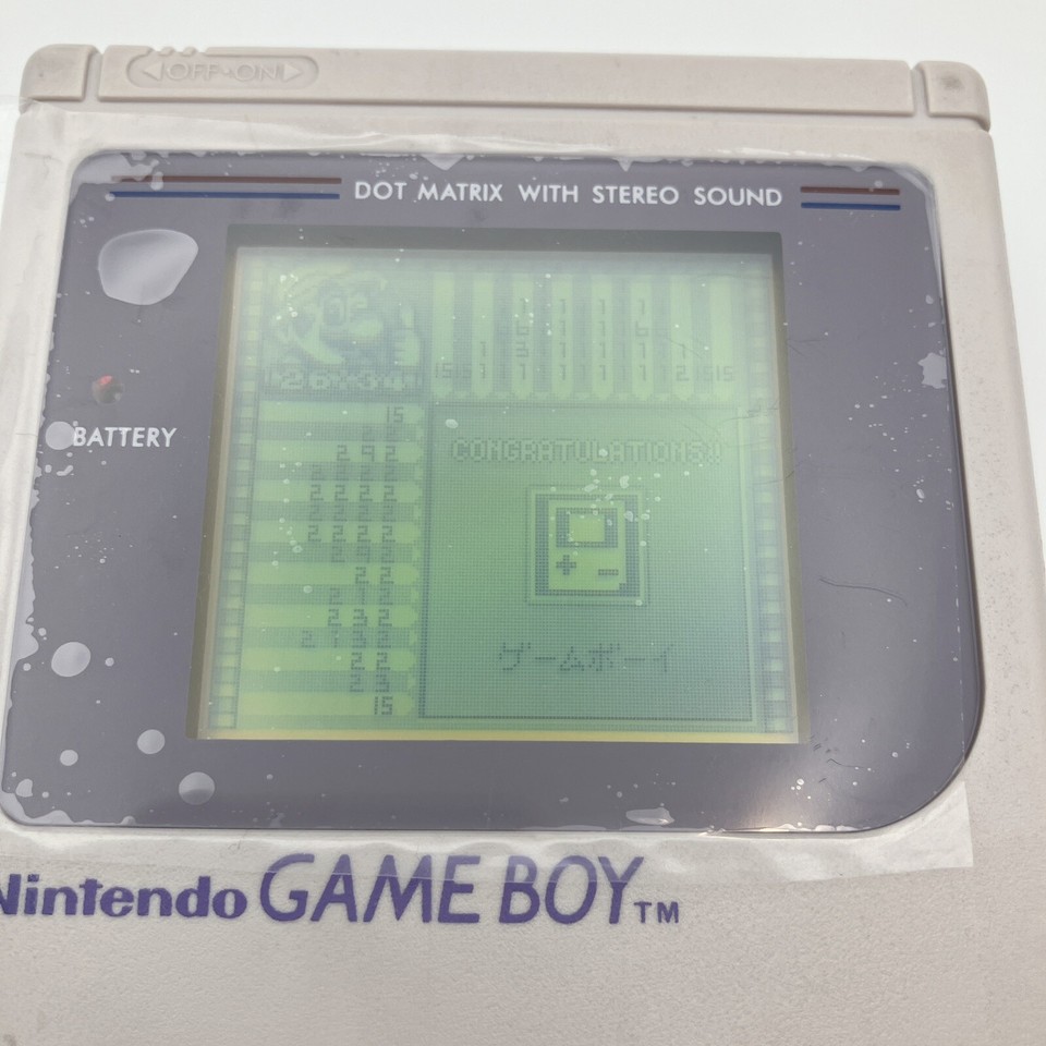 Original Nintendo GameBoy Console Gray DMG-01 Tested And Working ...