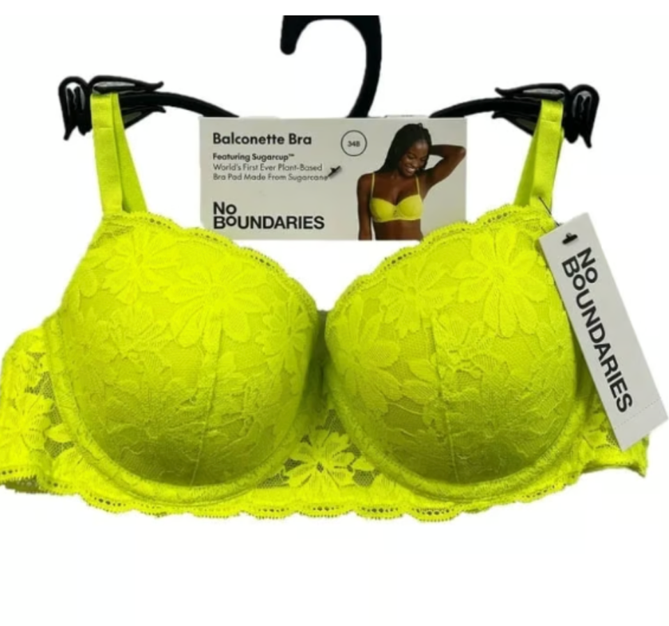 38 C Balconette Bra Yellow featuring “Sugarcup” NWT | eBay