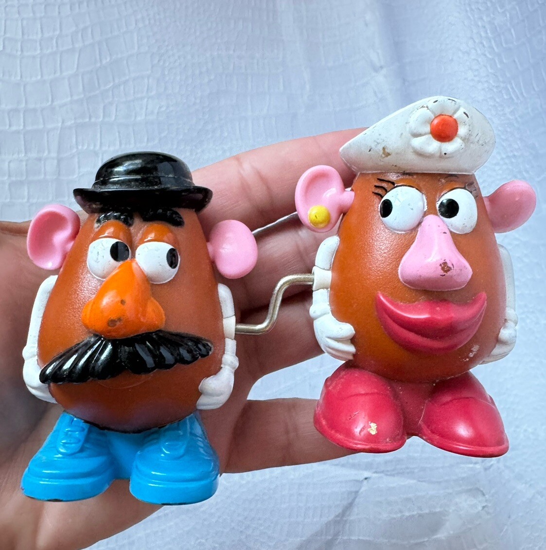1999 McDonald's Happy Meal #2 TOY STORY Joined Mr&Mrs Potato Head Wind ...