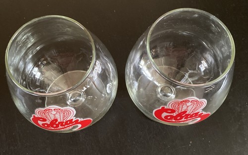 Vintage Shelby Cobra Brandy Snifter Beer Glass Ford Motor Company Snake ...