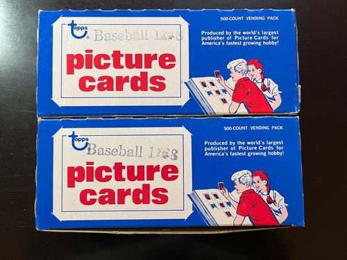 1988 Topps Baseball Vending Box Lot (2) Un-searched | eBay