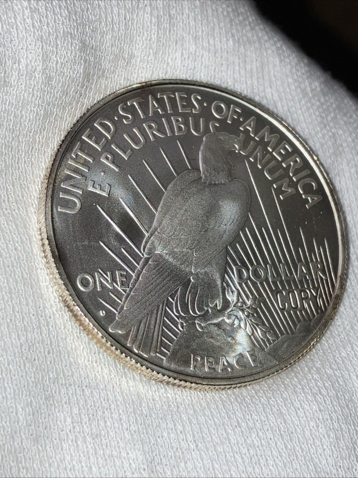 1964-D Peace Dollar .999 Frosty MATTE Silver -Medallion | eBay