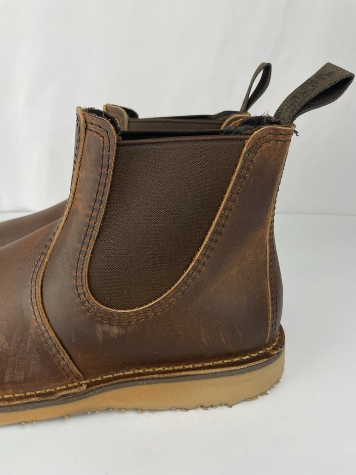 Red Wing Heritage Weekender Chelsea 3311 Copper Rough & Tough Leather ...
