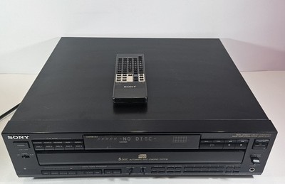 Sony CDP-C725 DSP Processor 5 CD Changer With OEM Remote Tested Working ...