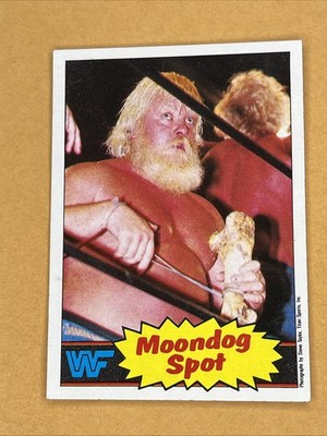 1985 Topps WWF Pro Wrestling Stars #19 Rookie Moondog Spot | eBay