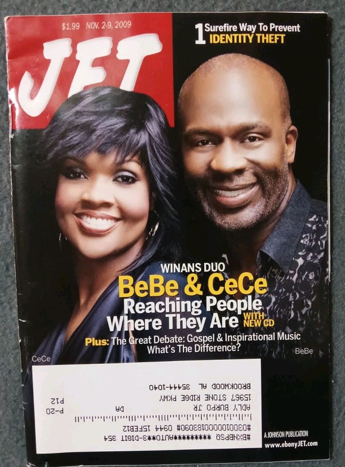 Jet Magazine November 2/9, 2009 - BeBe and CeCe | eBay