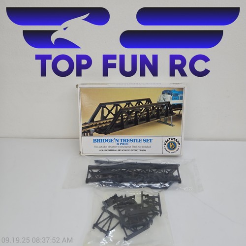 Bachmann 46-1225 Bridge 'N Trestle Set For All HO Scale Electric Trains ...
