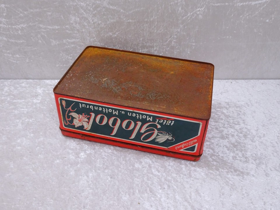 N3UYBT - Antique Globol Design Tin Box - Vintage - Advertising - 30.5 ...