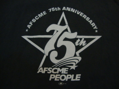 Afscme 75th Anniversary Afscme People Black T Shirt Men's Size L | eBay
