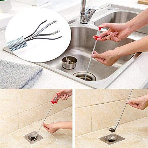 Bendable Pick Up Reacher Tool with 4 Claws for Litter Pick Home Sink ...