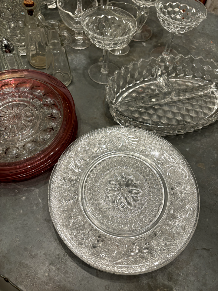 26 PIECE LOT VINTAGE GLASSWARE AUTHENTIC FOSTORIA, INDIANA, HAZEL ATLAS ...
